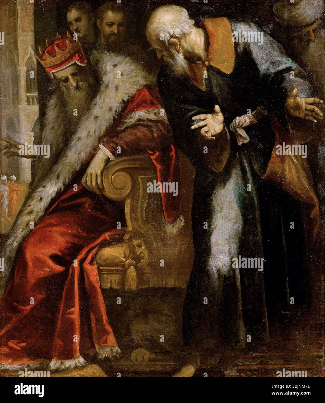 Jacopo Negretti (Palma il Giovane)’s 'Prophet Nathan ermahnt König ...