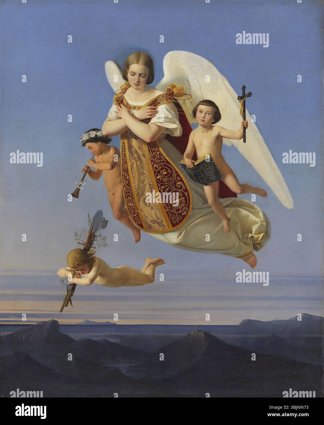 'Allegorie des Sonntags' (1841) by Ditlev Blunck is an allegorical ...