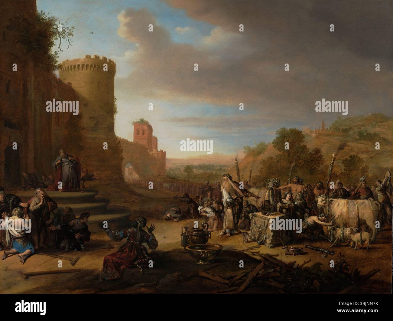 Bartholomeus Breenbergh's 1637 oil painting 'Saints Paul and Barnabas ...