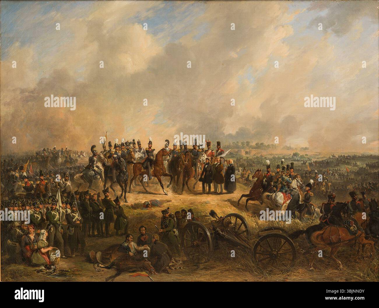 'The Surrender of Hasselt' (1831) by Jan Willem Pieneman depicts the ...