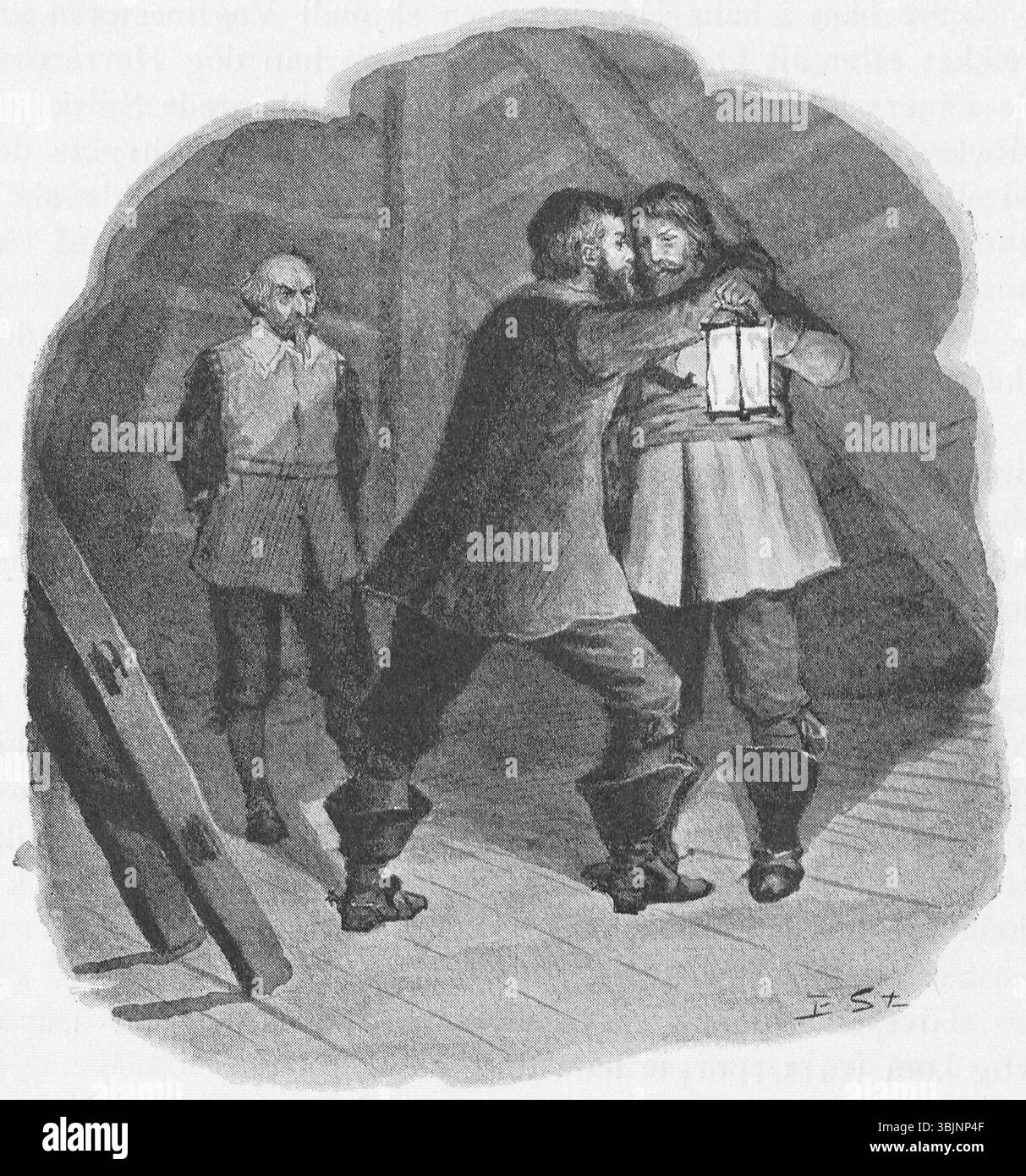 This 1909 reprint of Poul Steffensen's illustration for *Dronningens ...