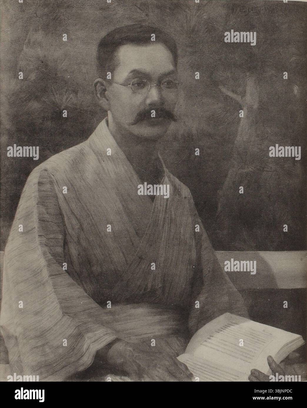 Wada Eisaku's 1909 portrait of Hara Yoshimichi, featured at the 3rd ...