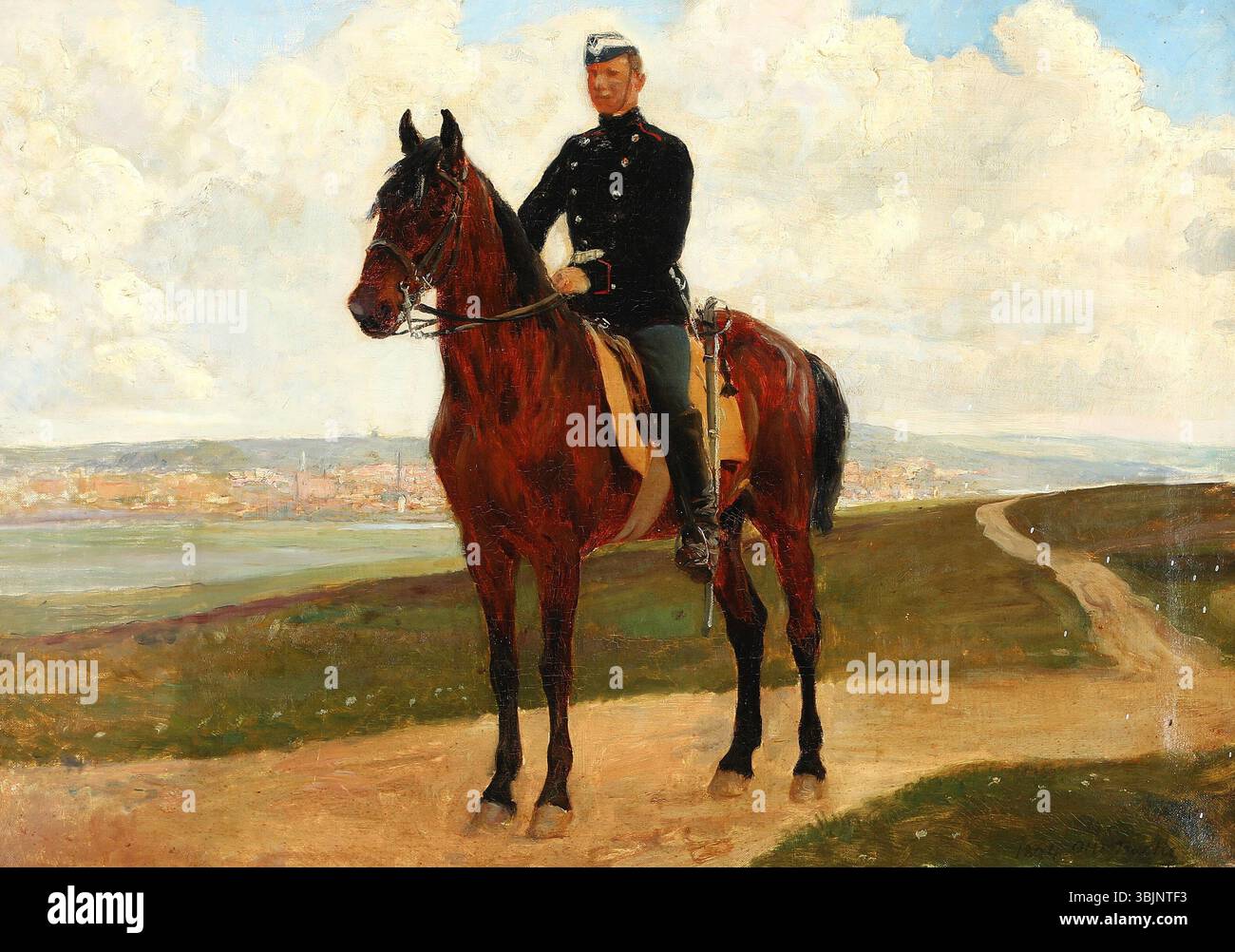 Otto Bache’s *Kong Christian den X. til hest* (King Christian X on ...