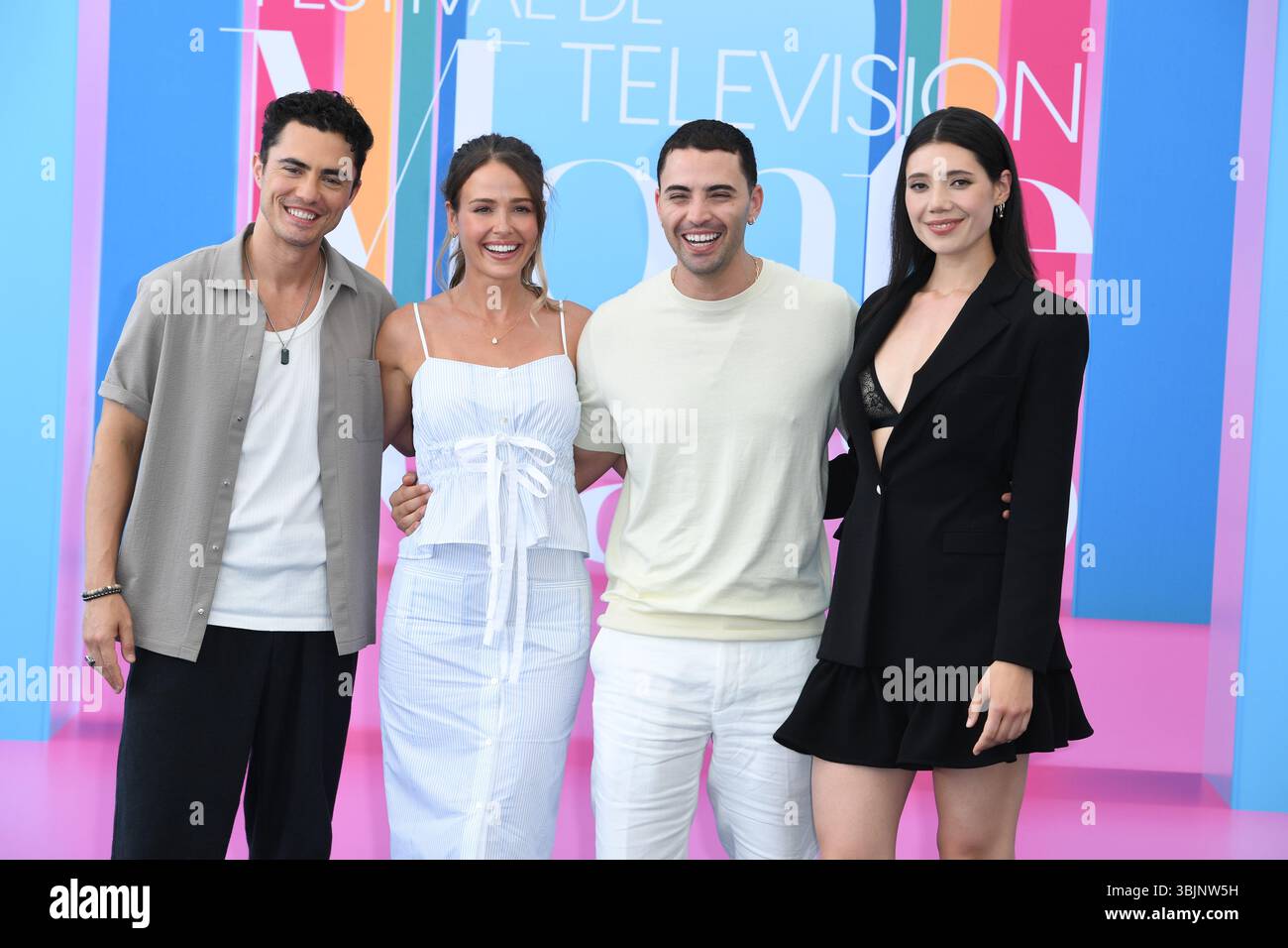 Montecarlo, Monaco. 15th June, 2025. Darren Barnet, Jocelyn Hudon ...