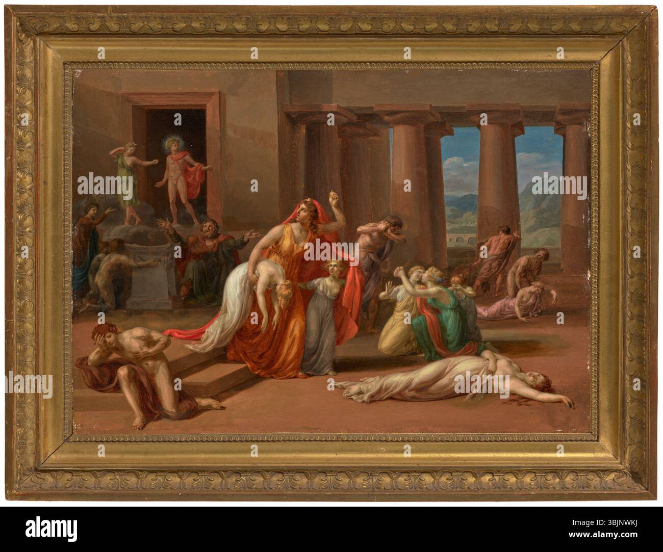 Friedrich Rehberg’s 18th-century painting 'Apollo, Artemis and Niobe ...