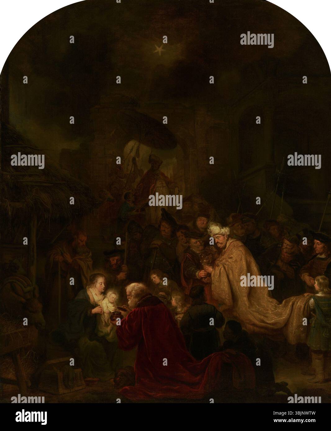 Salomon Koninck's 'The Adoration of the Magi' (circa 1650) portrays the ...