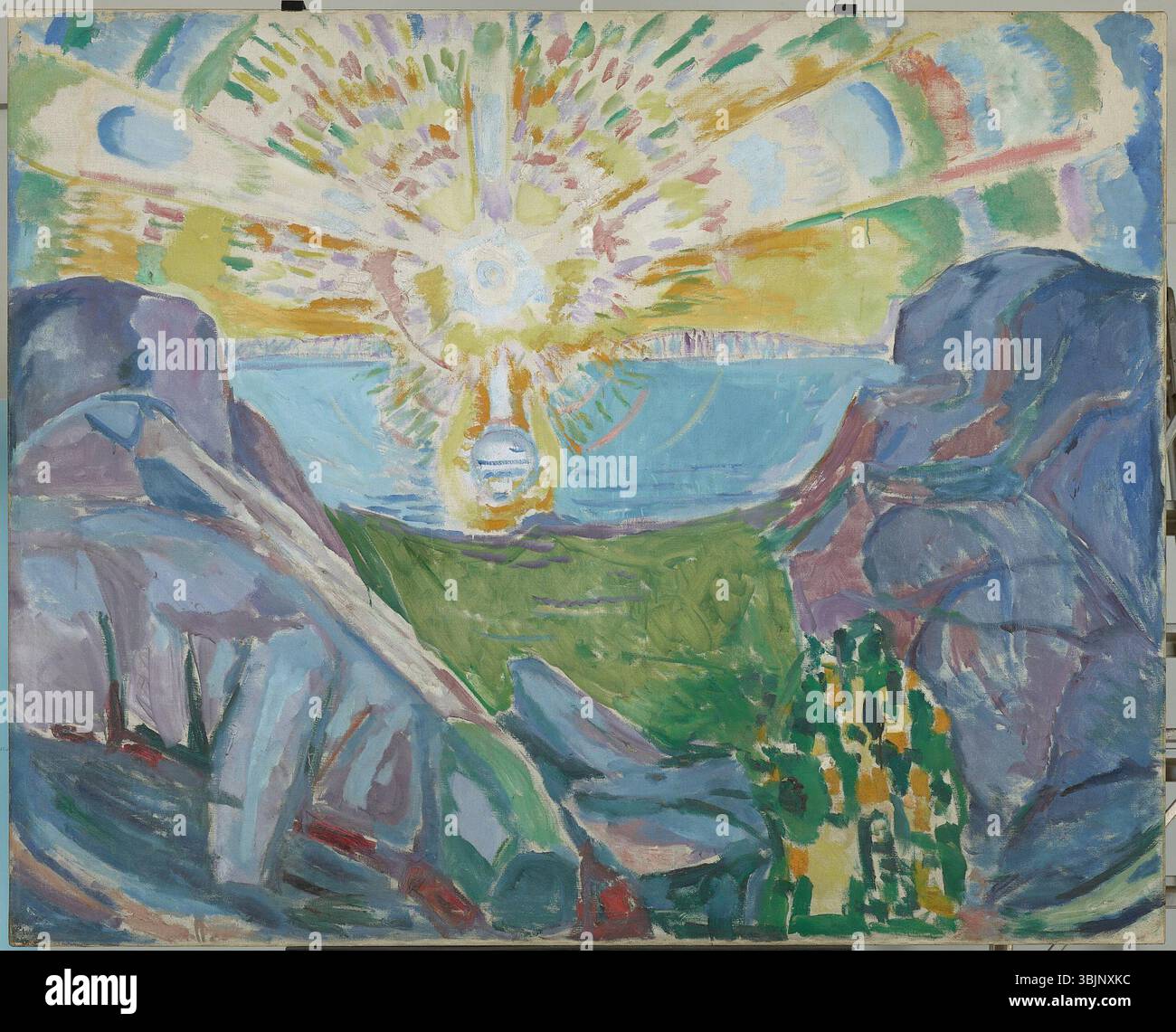 This oil on canvas painting by Edvard Munch, created between 1910 and ...