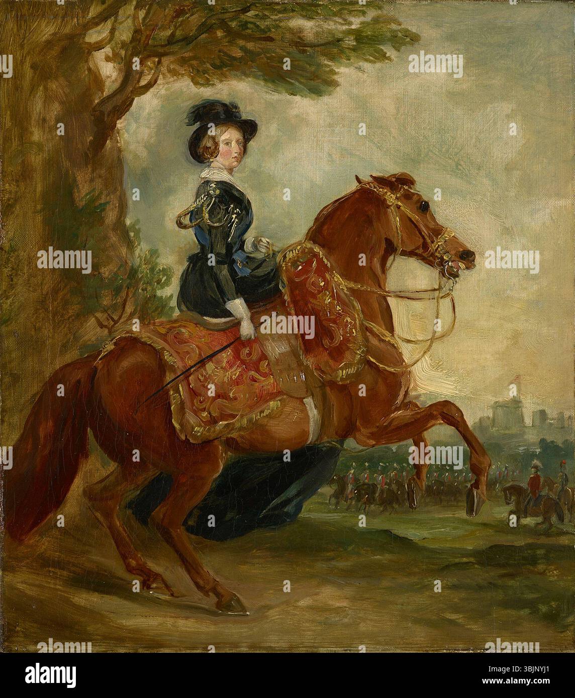 Sir Francis Grant’s *Queen Victoria on Horseback* (1845) captures the ...