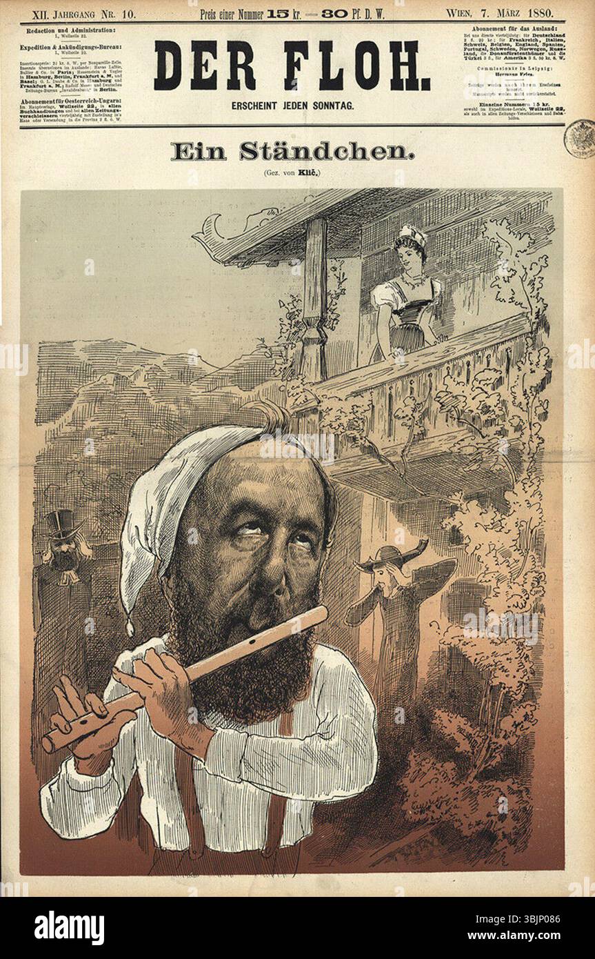 *Ein Ständchen von Rudolf von Bennigsen* by Karel Klí (1880) is a ...