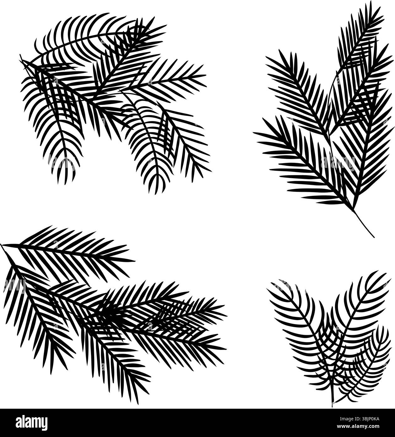Plant ornament png Stock Vector Images - Alamy