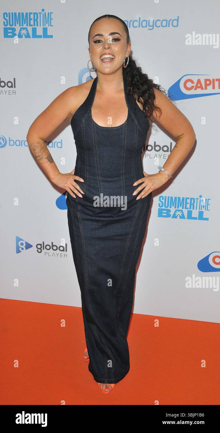 Lydia Rodford at the Capital's Summertime Ball with Barclaycard ...