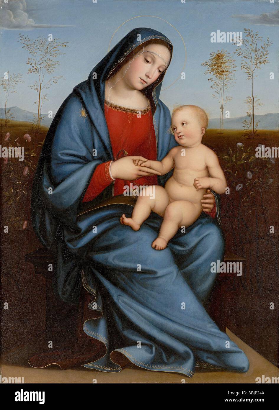 'Maria mit dem Kinde' (Mary with Child) by Adolf Senff (1785–1863 ...