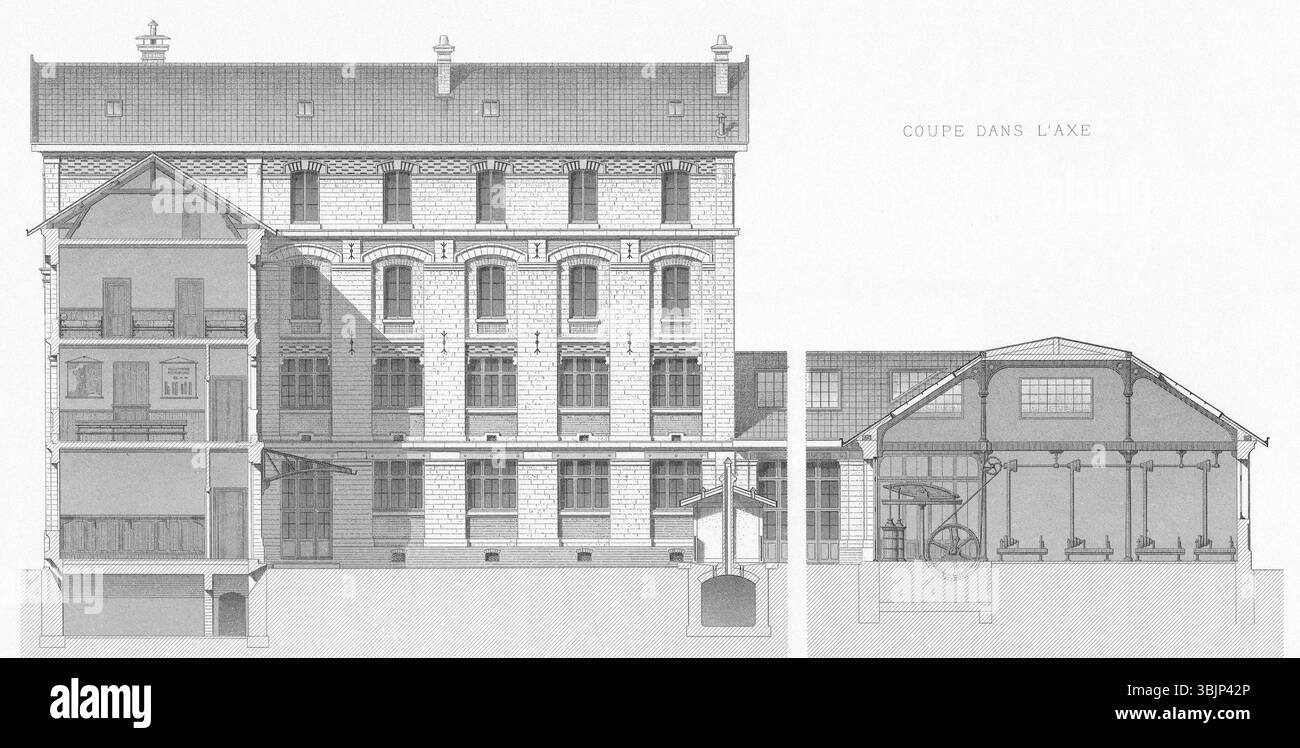 School section Black and White Stock Photos & Images - Alamy