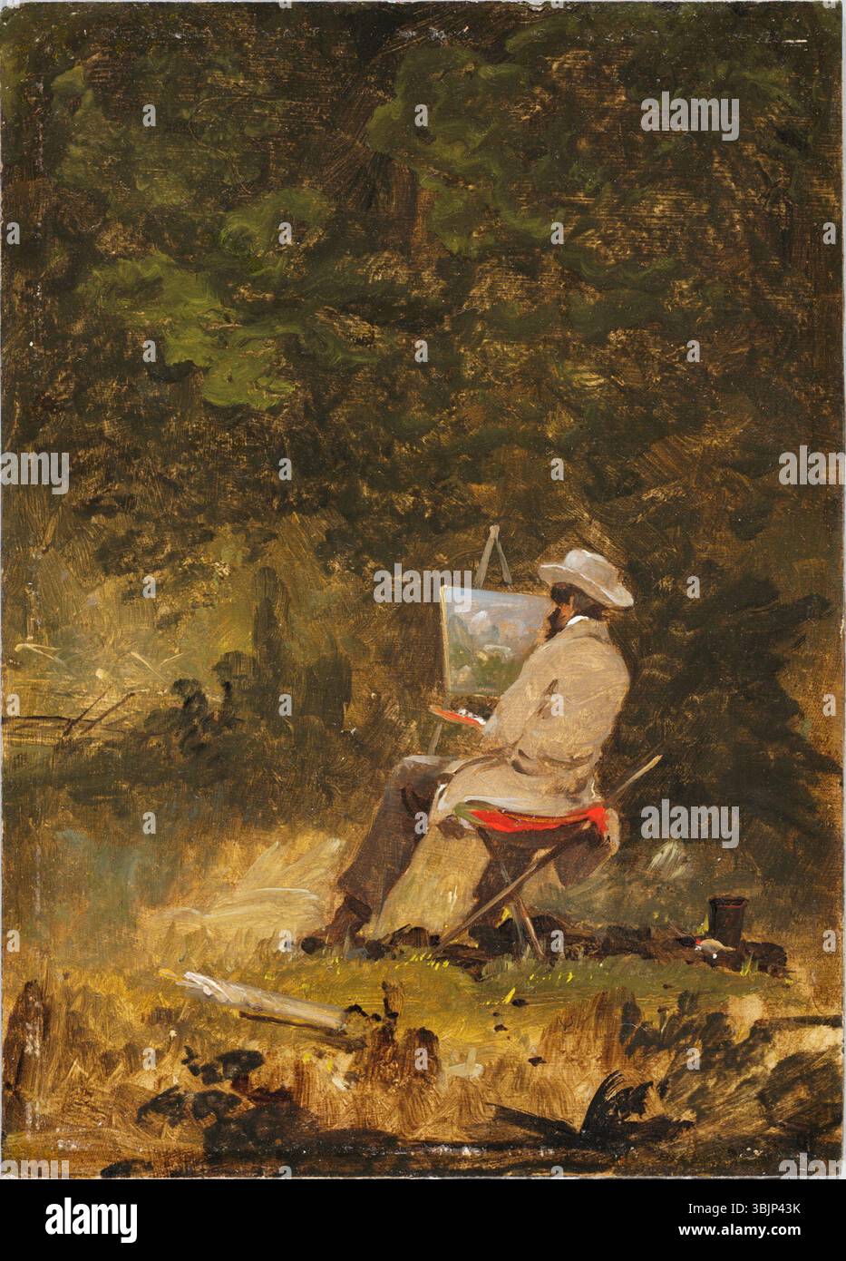 'The Artist Sketching' by William Sidney Mount (1807–1868) is an oil ...