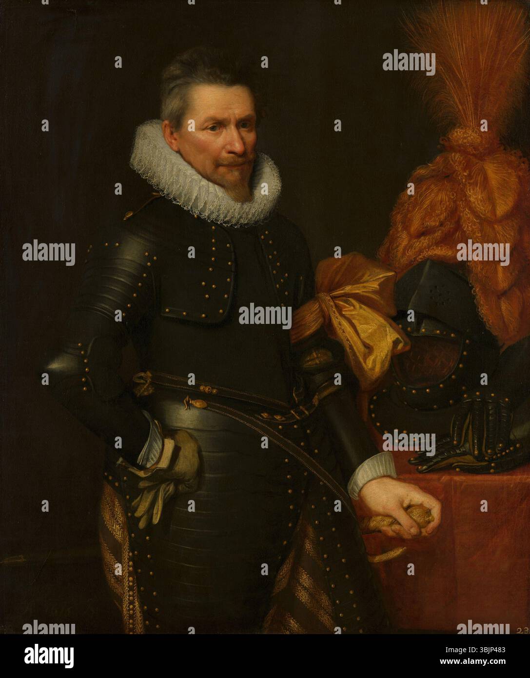 Portrait of an officer by Jan Anthonisz van Ravesteyn, created in 1615 ...