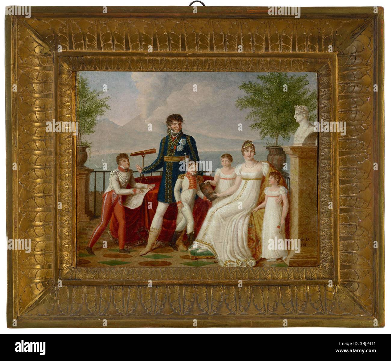 Guillaume Descampe’s portrait of Joachim Murat and his wife, Caroline ...