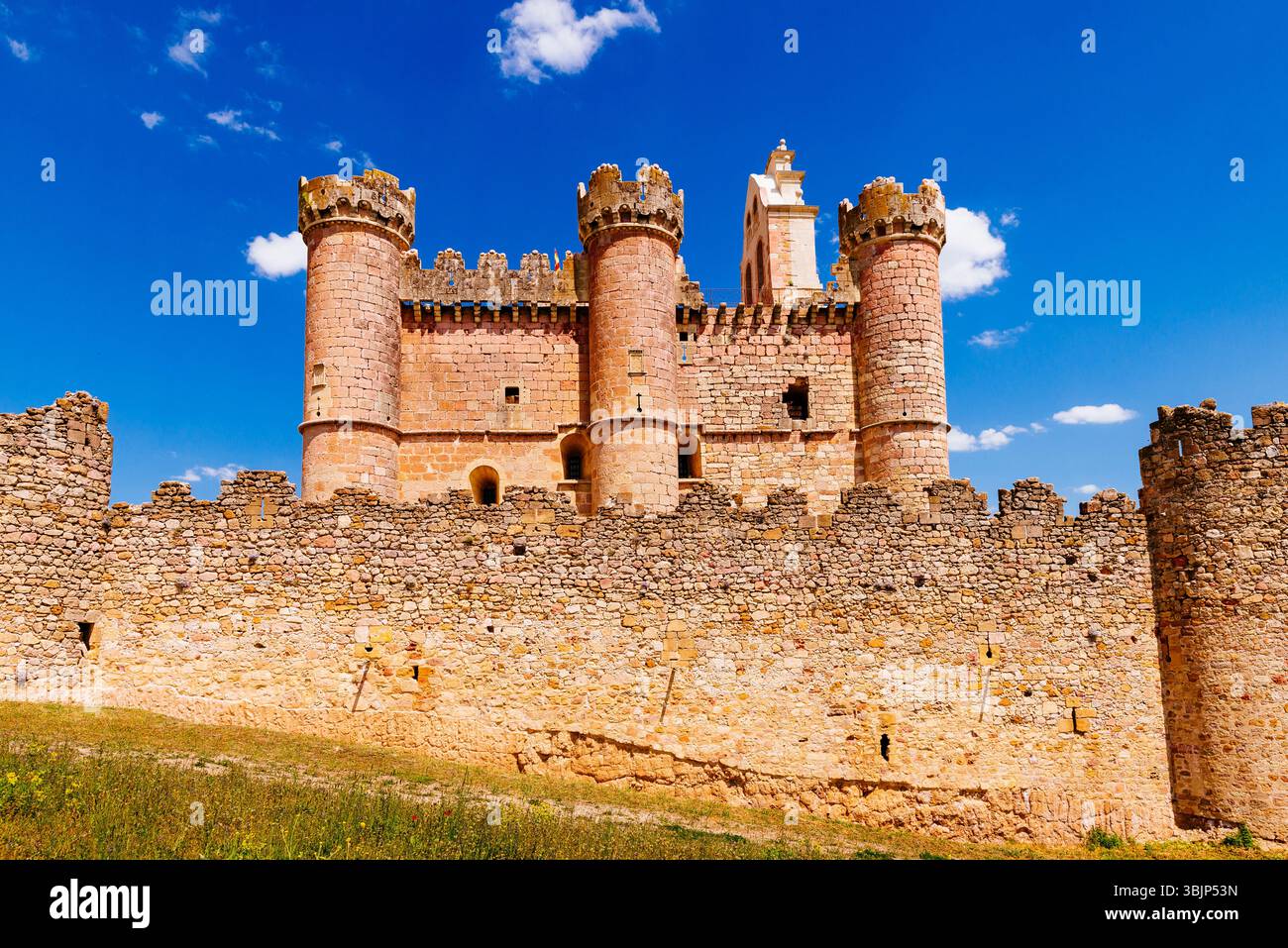 The Castle of Turégano. The castle was founded on the site of a pre ...