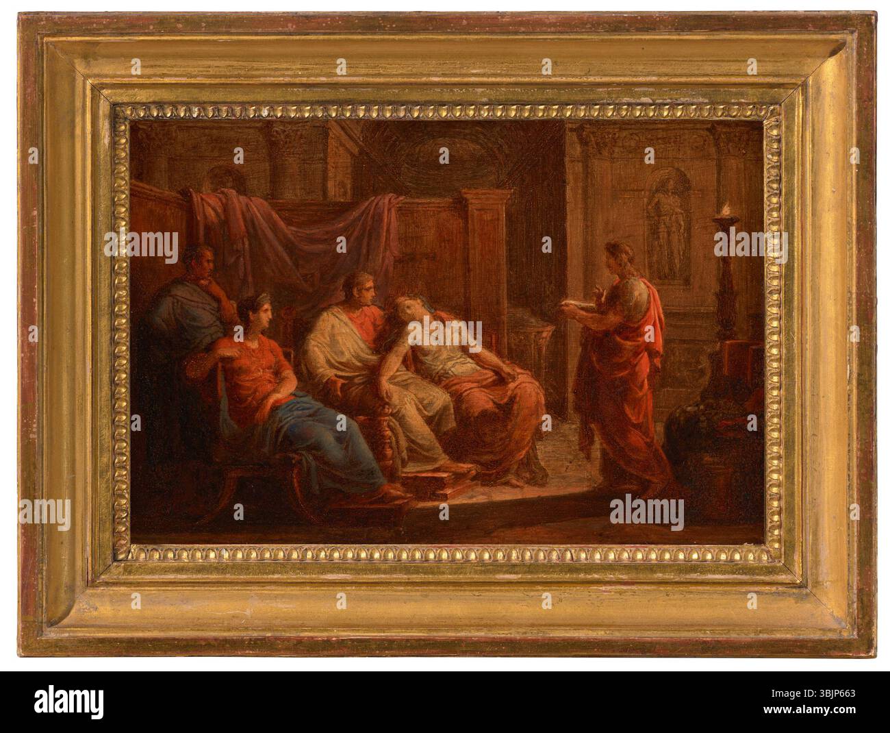Vincenzo Camuccini’s painting 'Virgil Reading the Aeneid to the Family ...
