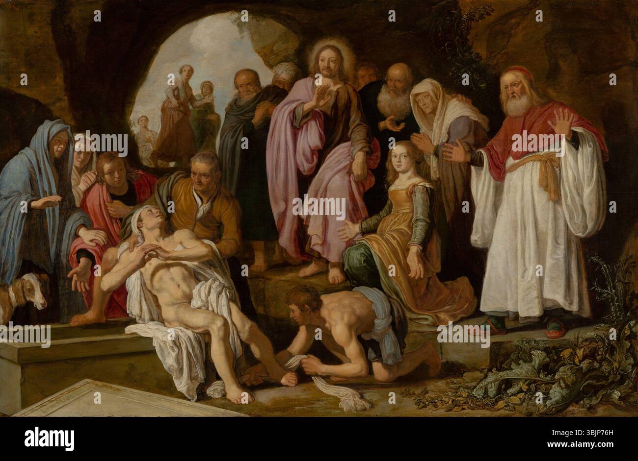 Jesus raising lazarus from dead hi-res stock photography and images - Alamy