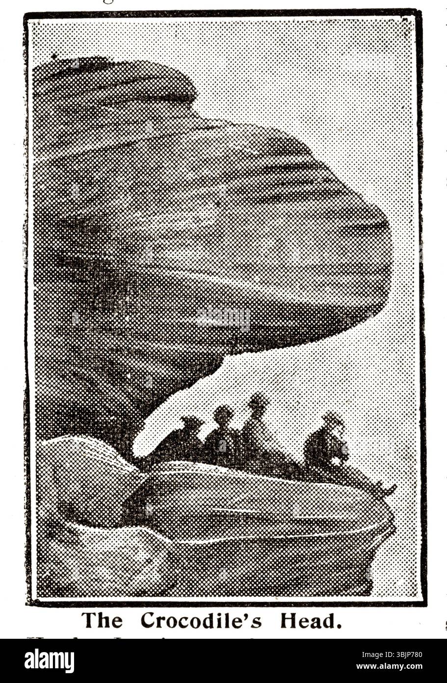 Image from the circa 1920 guidebook for Brimham Rocks, showing the ...