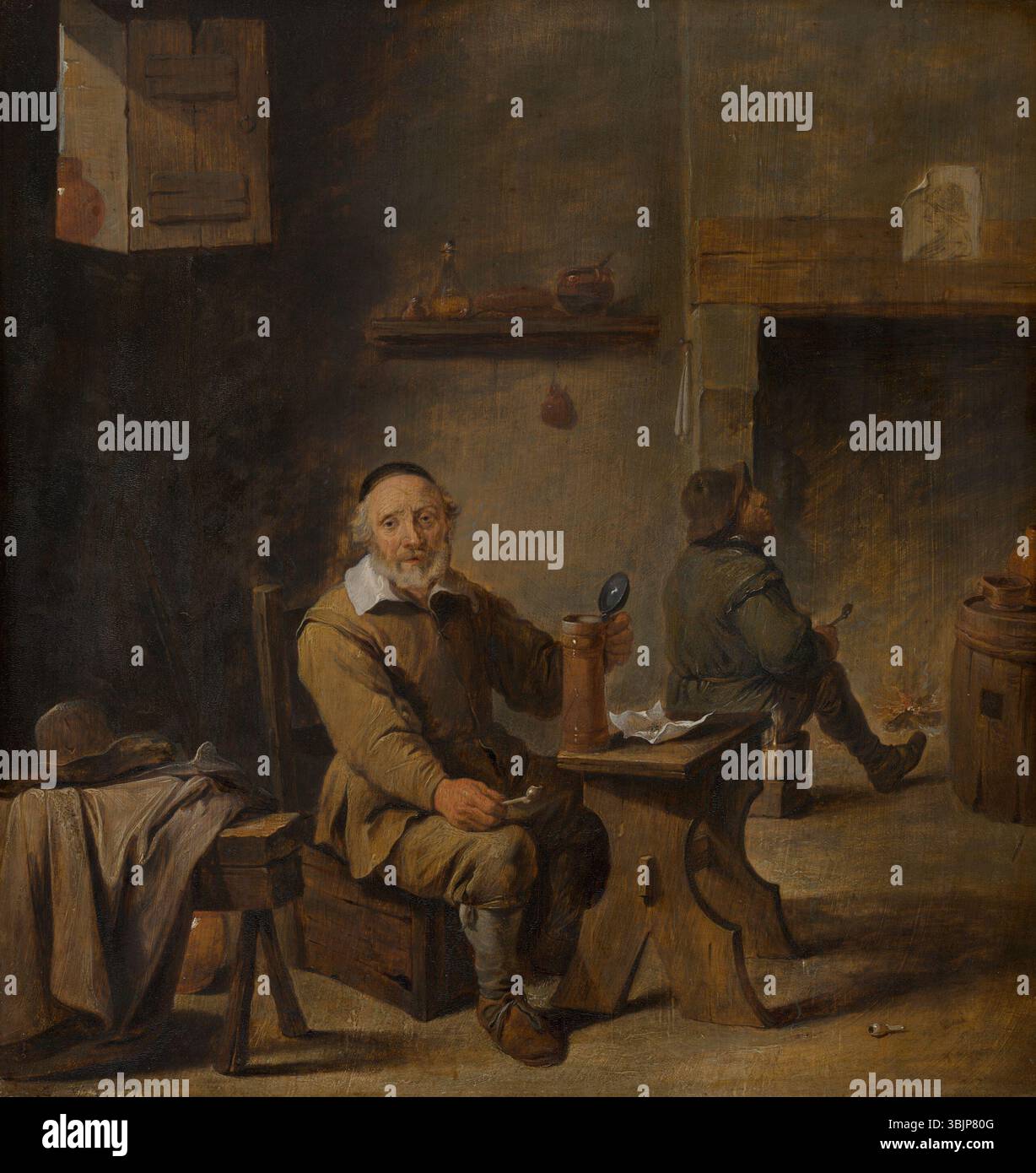 David Teniers the Younger’s painting, 'The Old Beer Drinker' (1640–1660 ...
