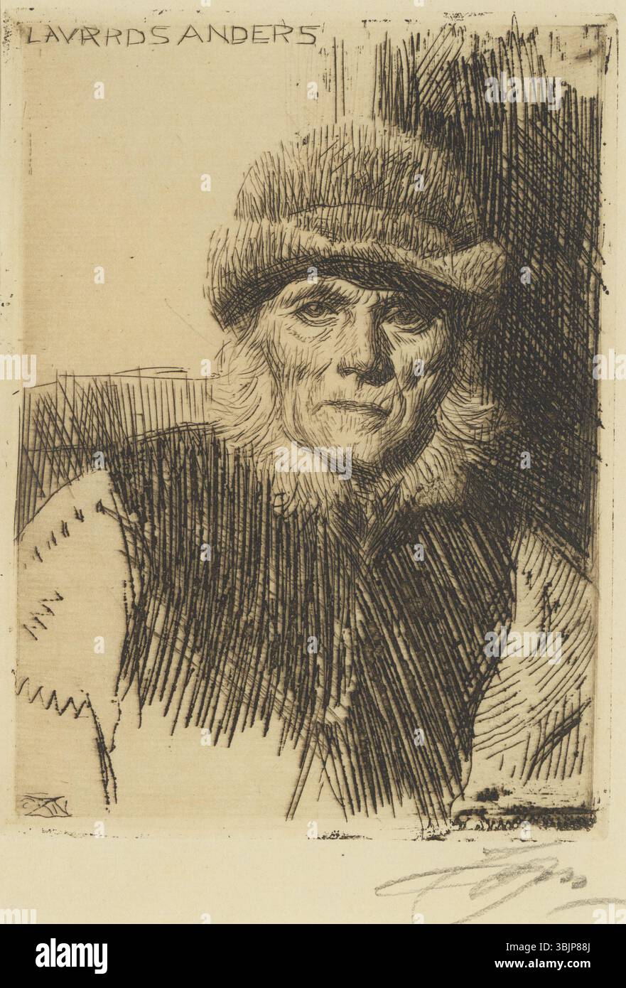 Anders Zorn's 1919 painting 'Man from Dalecarlia' portrays a man from ...