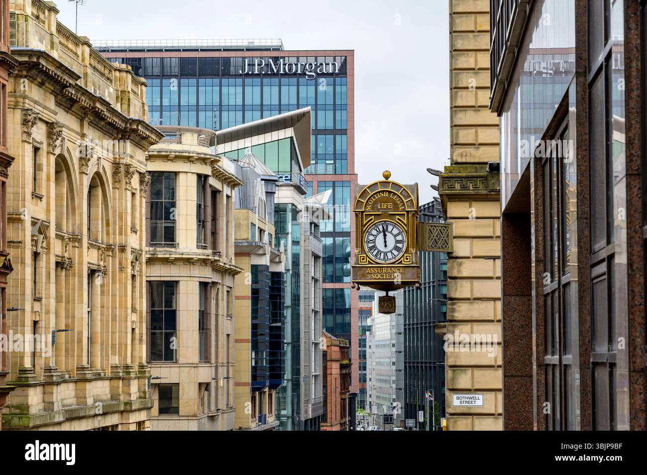 J.P. Morgan office building in Glasgow city centre, Scotland, UK ...