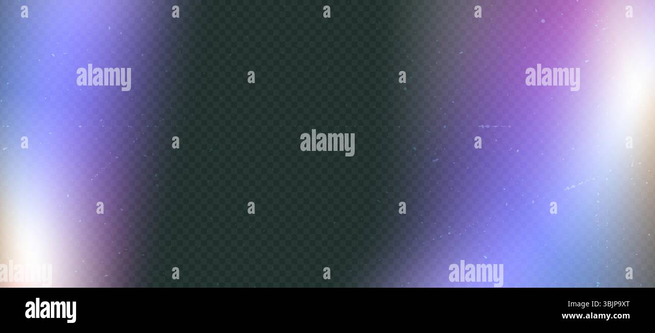 Lomo vector background with soft blur and vivid light leak. Transparent ...