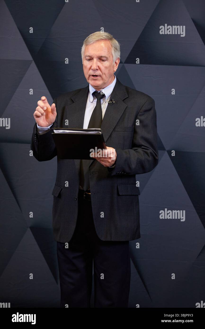 New York, New York, USA. 12th June, 2025. Art Fromm served as today's ...