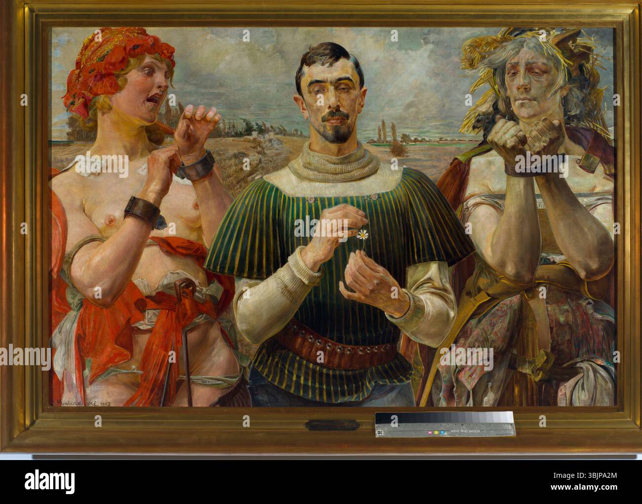 MP 369; Malczewski, Jacek (1854-1929) (malarz); Hamlet polski - Portret ...