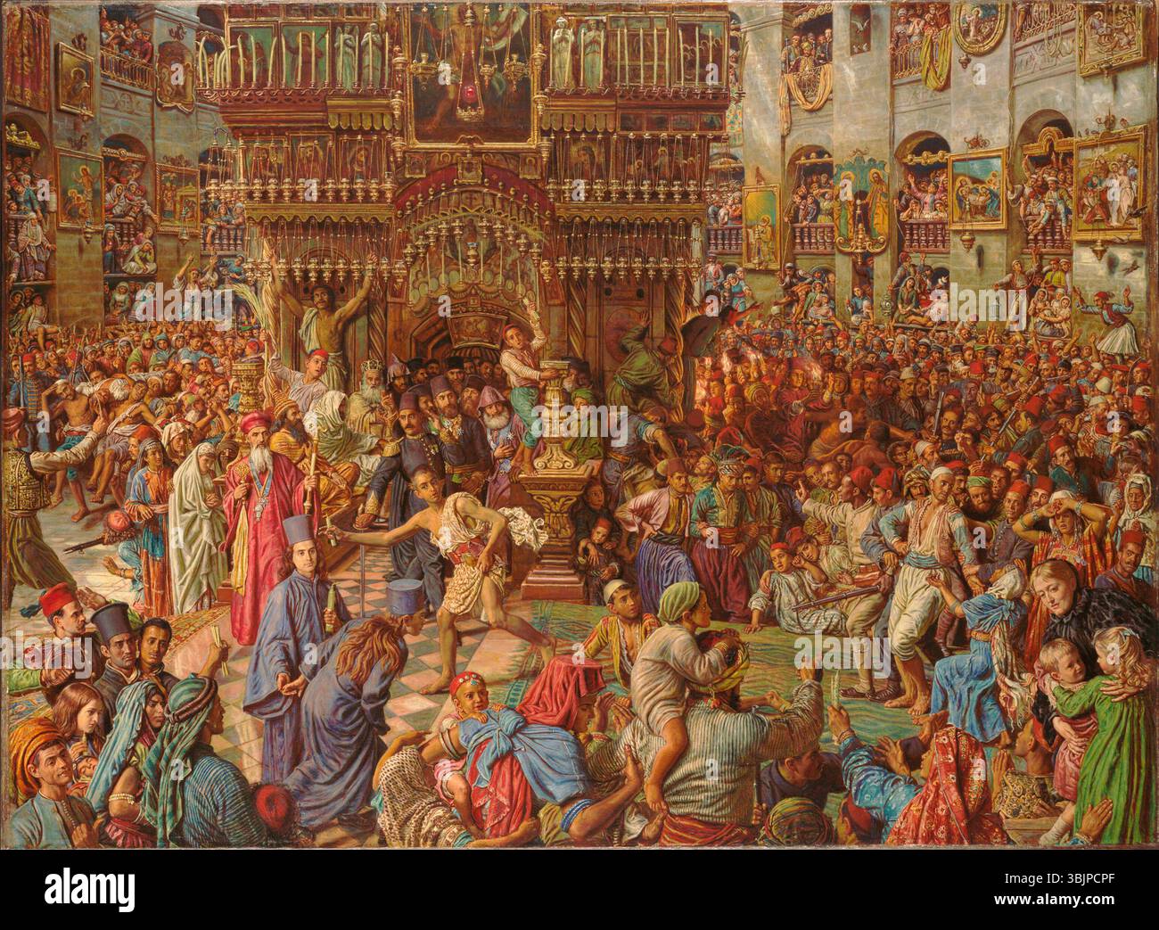 'The Miracle of the Sacred Fire, Church of the Holy Sepulchre' by ...