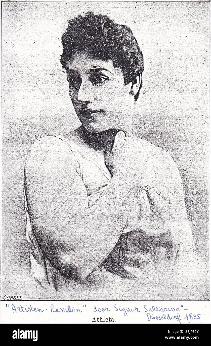 *Miss Athléta* (1895) by Hermann Waldemar Otto, also known by the ...