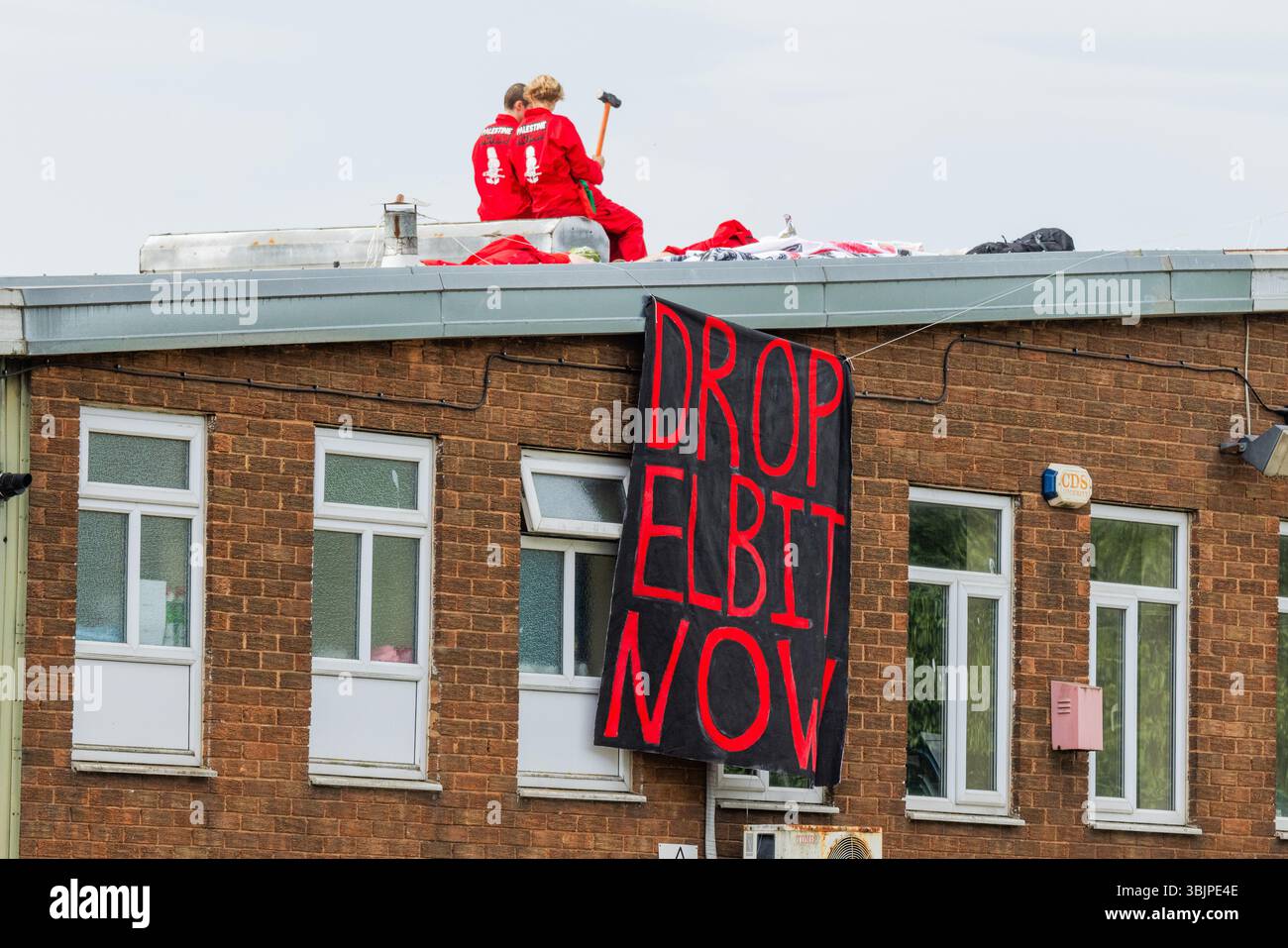 Newton Aycliffe, UK. 16 JUN, 2025. Palestine action target Permoid, a ...