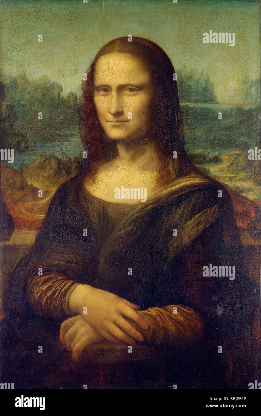 This artistic impression reimagines the Mona Lisa with a male bone ...