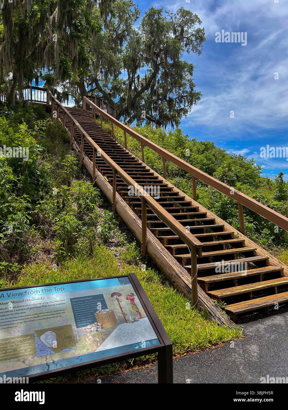 Crystal River Archaeological State Park, Temple Mound 5 Stock Photo - Alamy