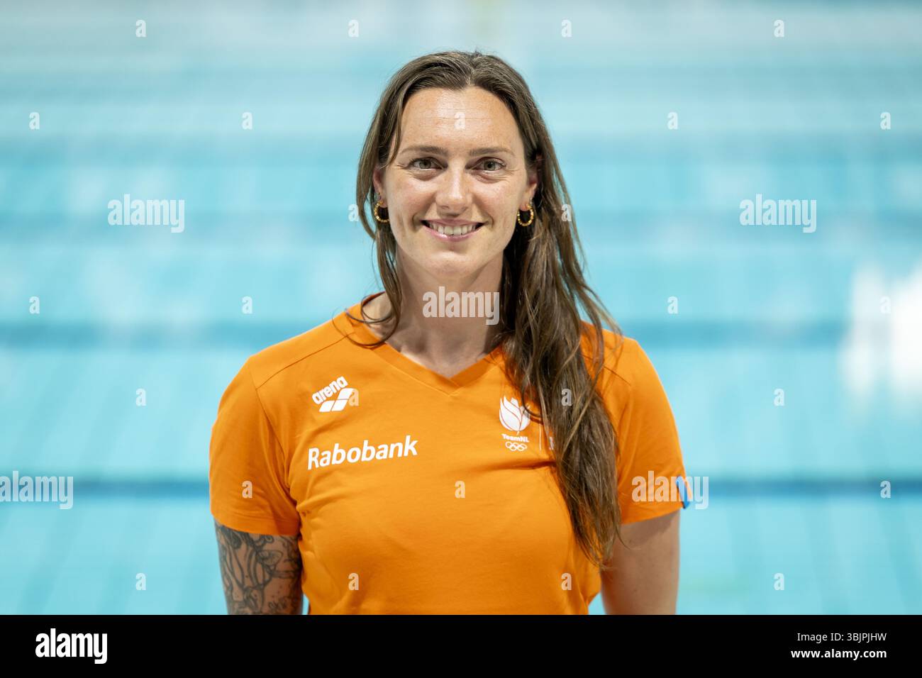 EINDHOVEN - Sabrina van der Sloot prior to a training session of the ...