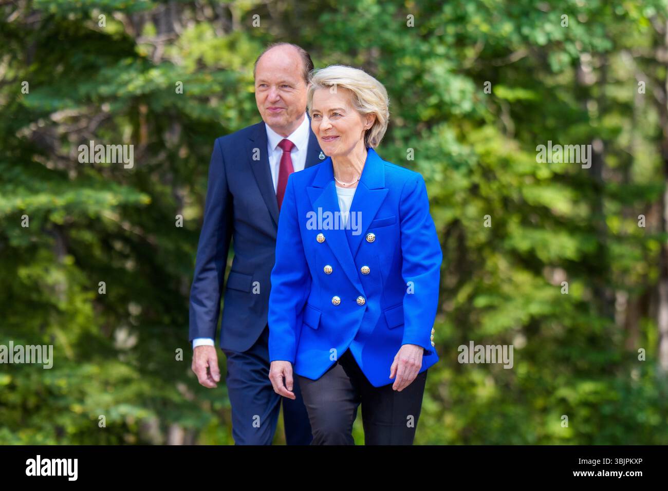 Kananaskis, Canada. 16th June, 2025. Ursula von der Leyen, President of ...