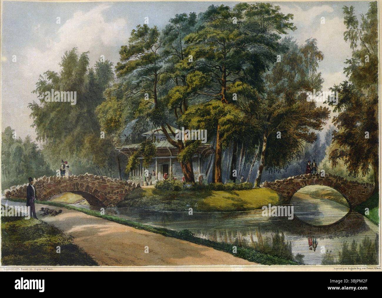 Kuzminki pavilyon Bronzovy domik Stock Photo - Alamy