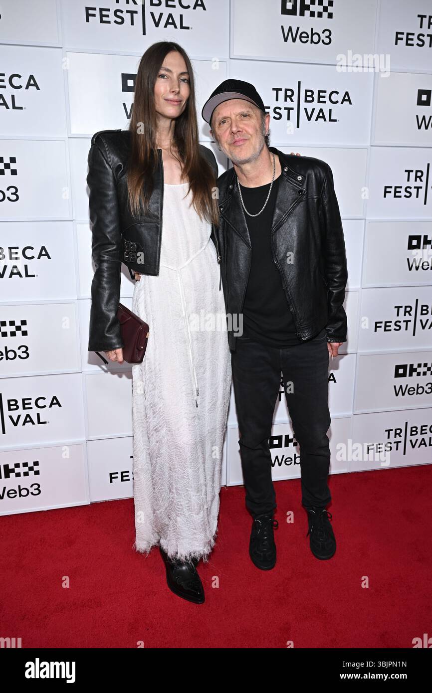Jessica Miller and Lars Ulrich Stock Photo - Alamy