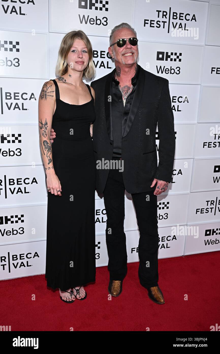 Marcella Hetfield and James Hetfield Stock Photo - Alamy