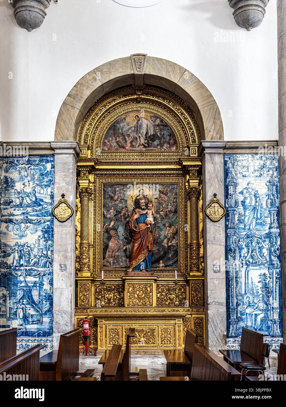 Renaissance Cathedral of St. James the Great at Beja, Portugal. Built ...