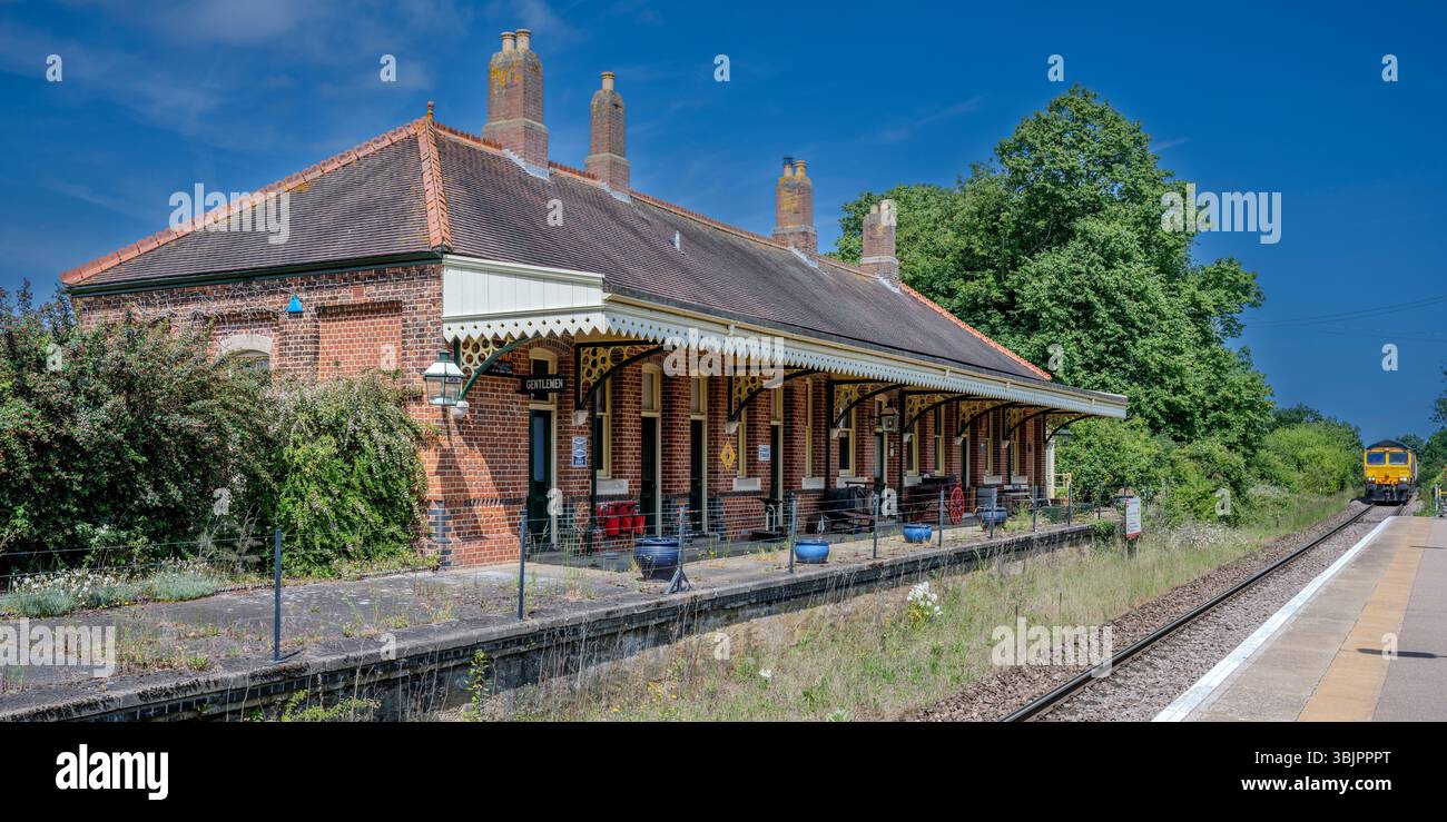 Gunton Royal Station Norfolk England Stock Photo - Alamy