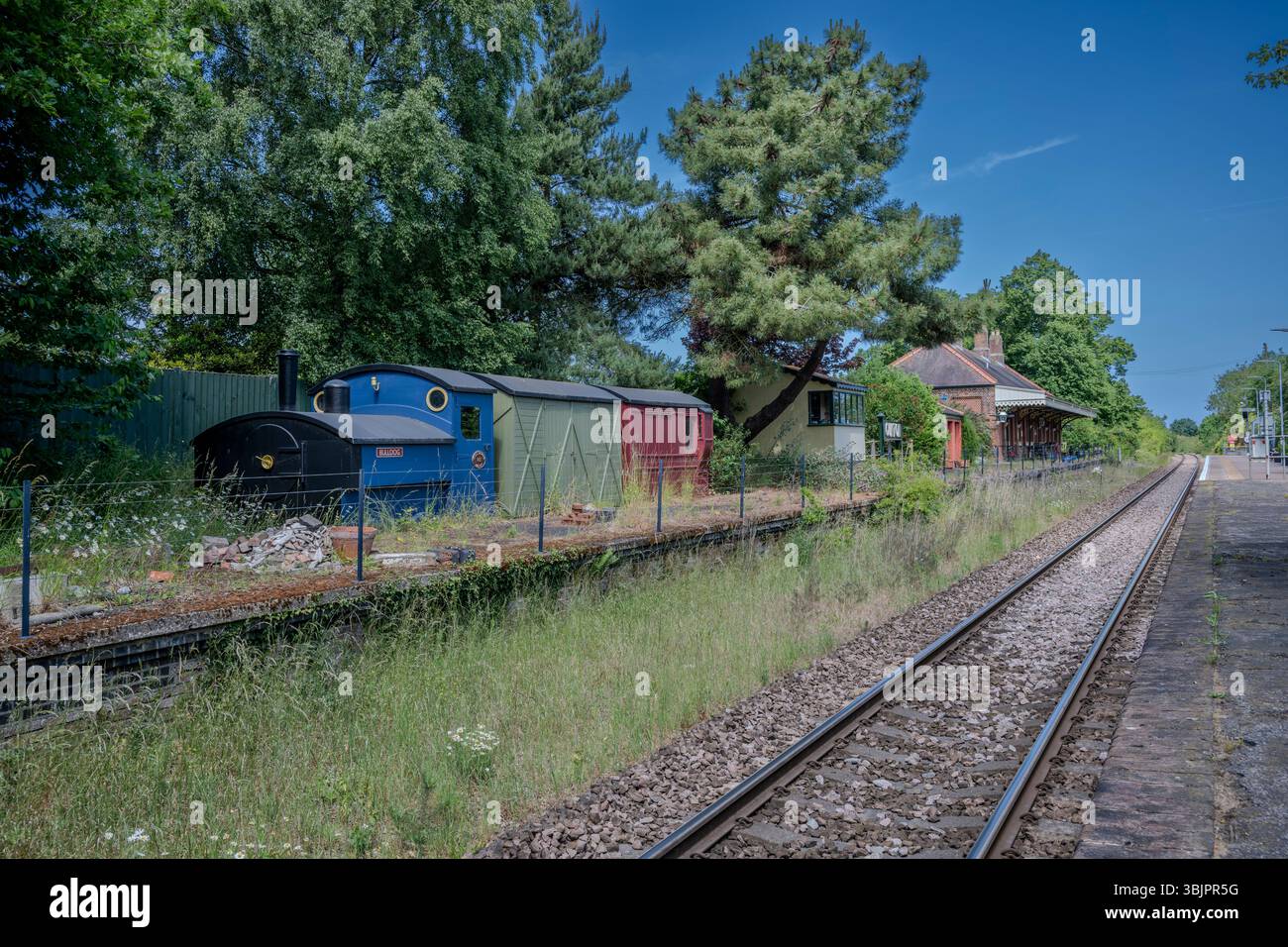Gunton Royal Station Norfolk England Stock Photo - Alamy