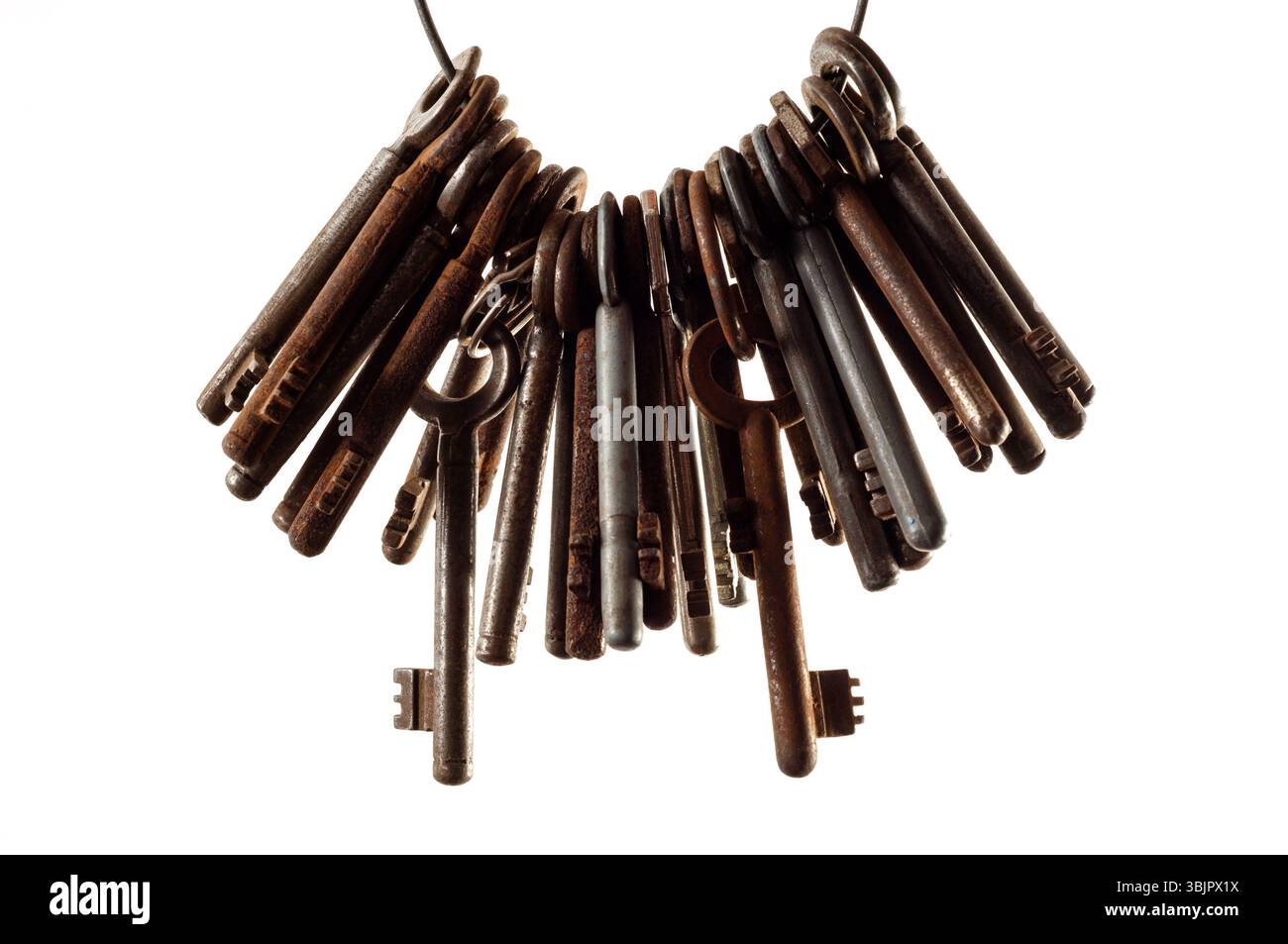 Key collection retro modern Cut Out Stock Images & Pictures - Alamy
