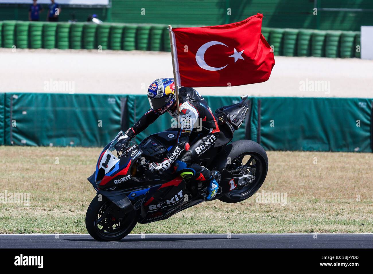 Toprak Razgatlioglu of Rokit BMW Motorrad WorldSBK Team with BMW M 1000 ...