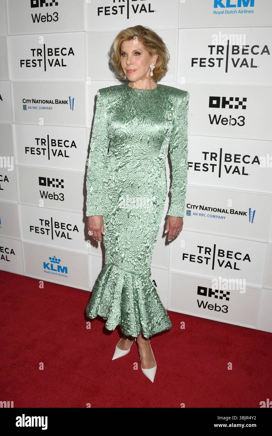 Ny. 12th June, 2025. Christine Baranski at arrivals for THE GILDED AGE ...