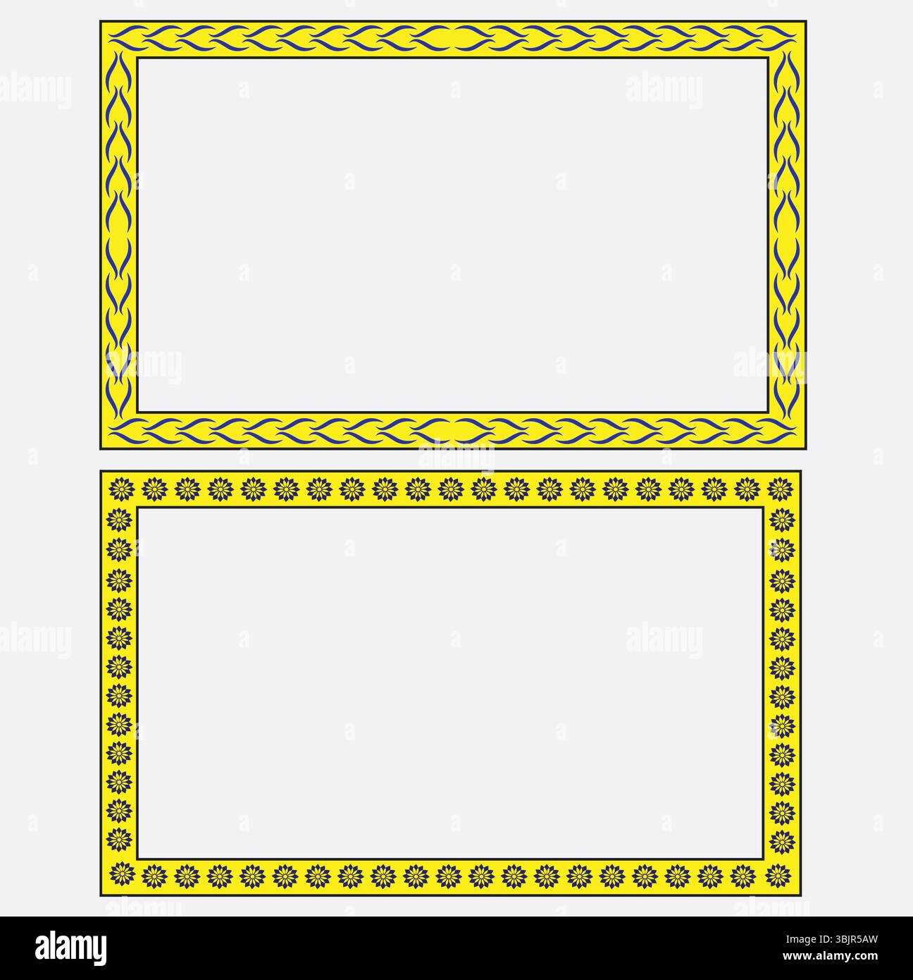 Colorful Decorative Borders for Printable Templates and Certificates ...