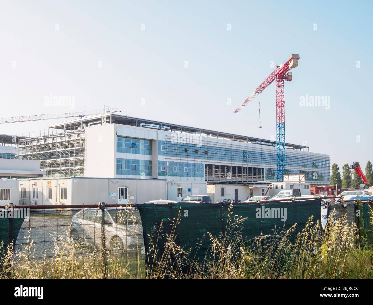 Cisanello, PI, Italy - June 13th 2025 Modern hospital under ...