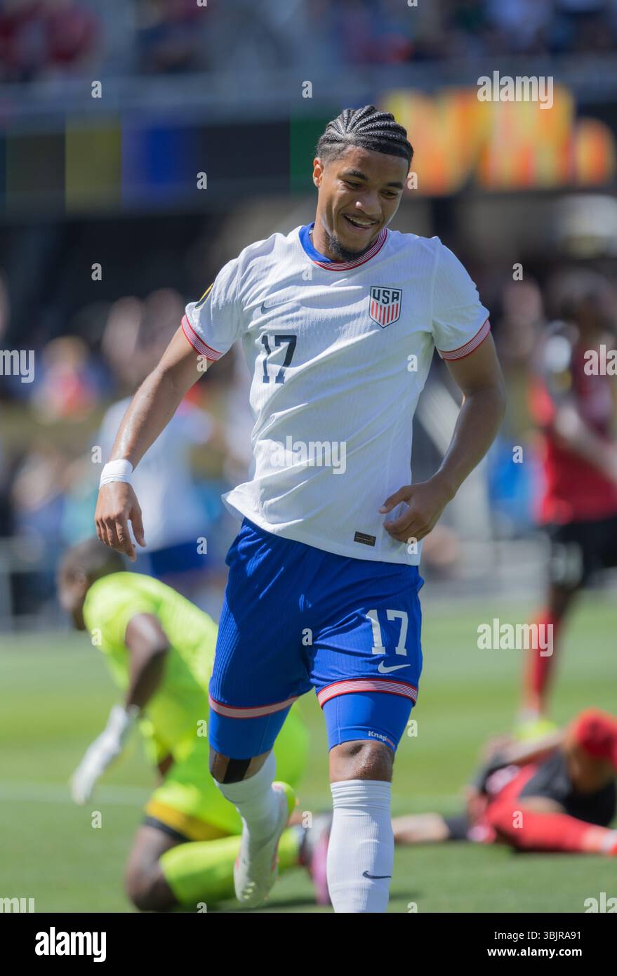 San Jose, United States. 15th June, 2025. Malik Tillman #17 of the ...
