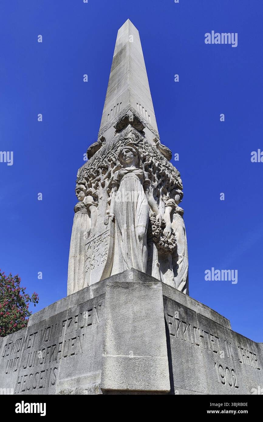 Alice monument, also known as the Alice obelisk, designed by Ludwig ...